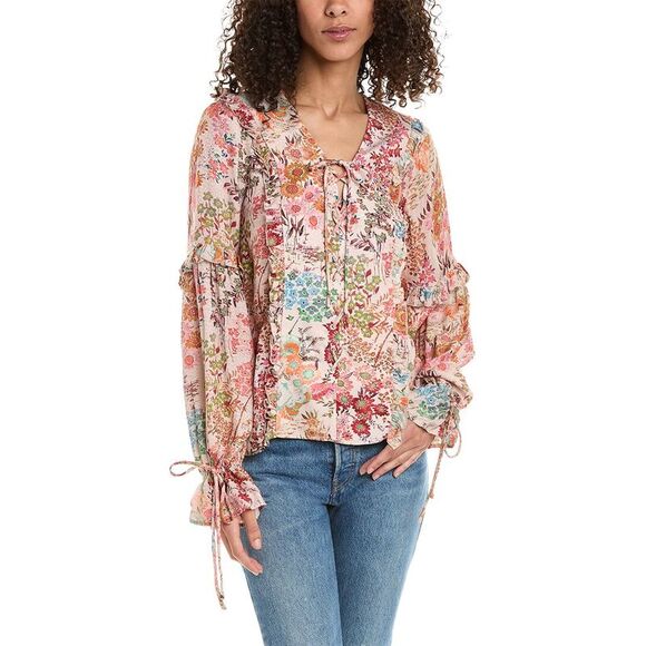 Ted Baker | Tops | Ted Baker Ruffle Blouse | Poshmark